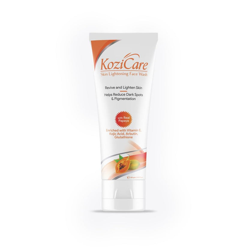 Kozicare Acne + Skin Lightening Face Wash 2 in 1 Enriched with Kojic A