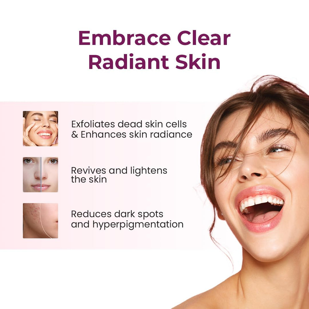 Kozicare Acne + Skin Lightening Face Wash 2 in 1 Enriched with Kojic A