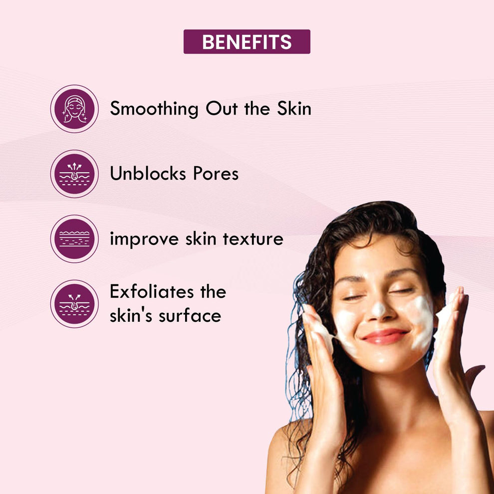 Kozicare Acne + Skin Lightening Face Wash 2 in 1 Enriched with Kojic A